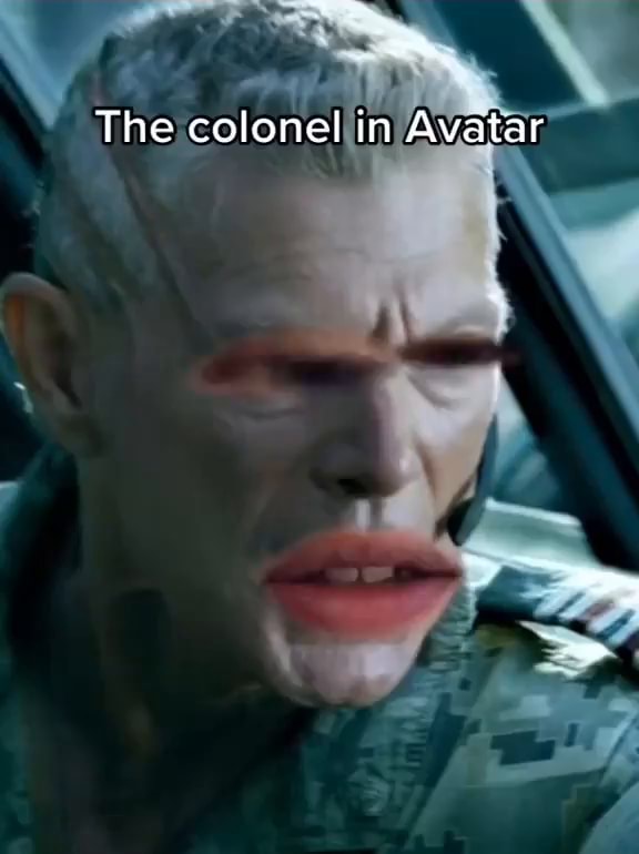 The colonel in Avatar - iFunny