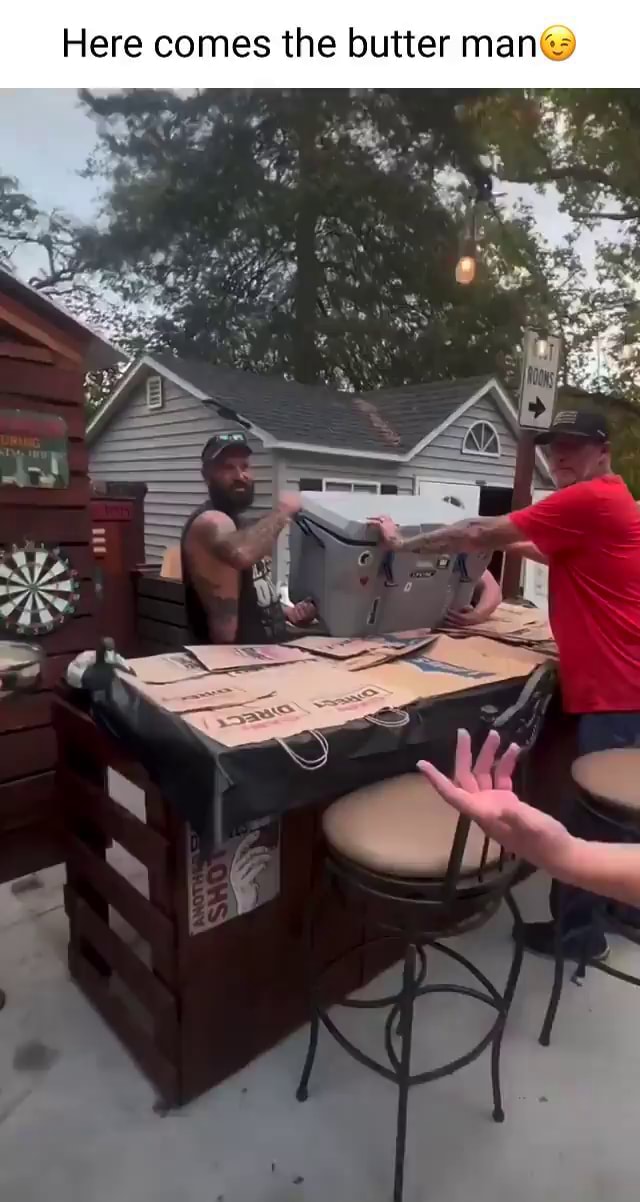 Here comes the butter man we - iFunny