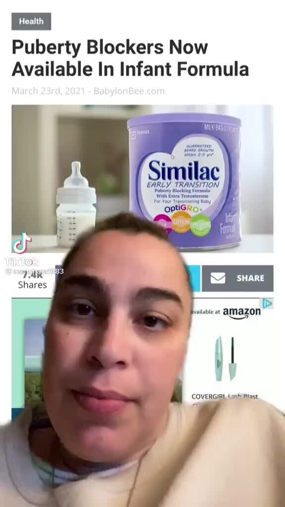 Puberty Blockers Now Available In Infant Formula March 23rd, 2021 stare ...