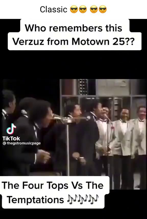 Classic Who remembers this Verzuz from Motown 25?? TikTok ...