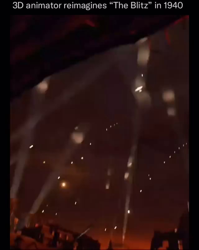 Animator reimagines "The Blitz" in 1940 bl - iFunny