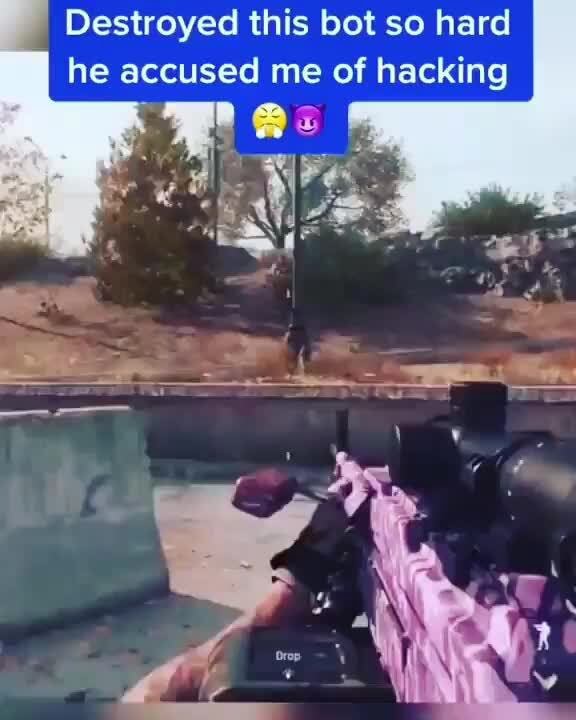 I Destroyed this bot so hard he accused me of hacking - iFunny