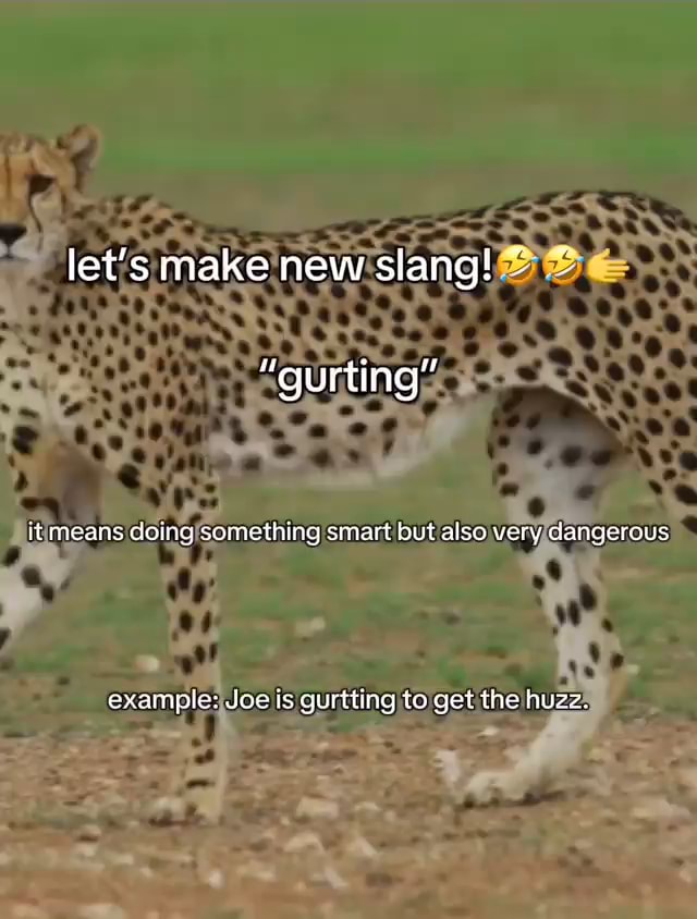 Let's make new slang! OF So it means doing something smart but also ...