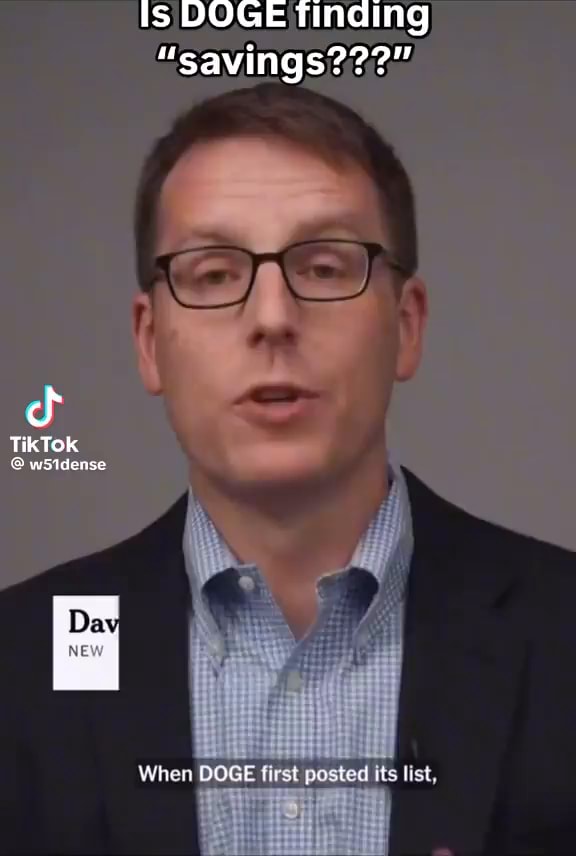 Is DOGE Tinding TikTok @ wstdense When DOGE first posted its list, - iFunny