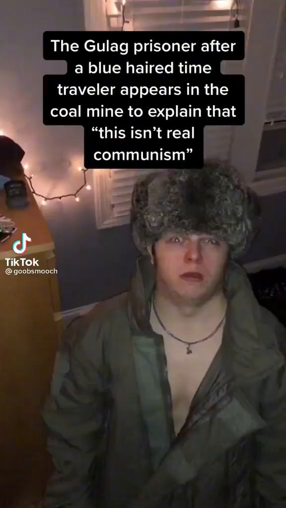 The Gulag prisoner after a blue haired time traveler appears in the ...