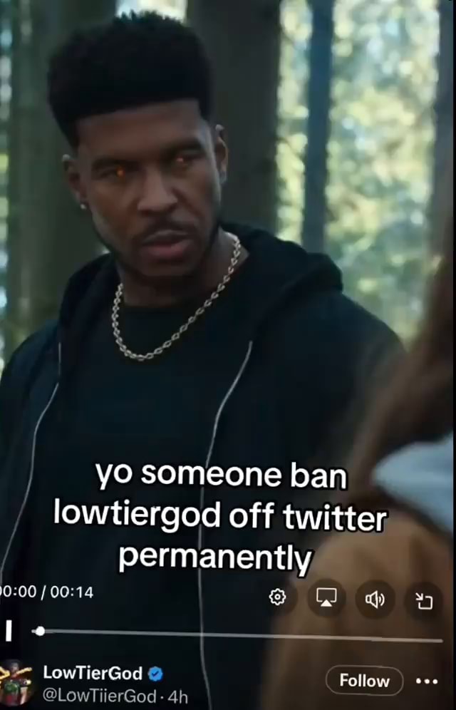 Yo someone ban I lowtiergod off twitter, permanently, LowTierGod ...