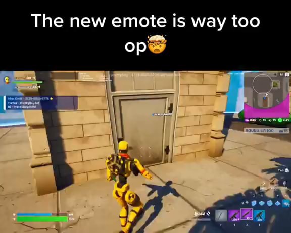 The new emote is way too op - iFunny
