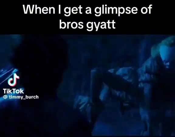 When I get a glimpse of bros gyatt TikTok burch - iFunny