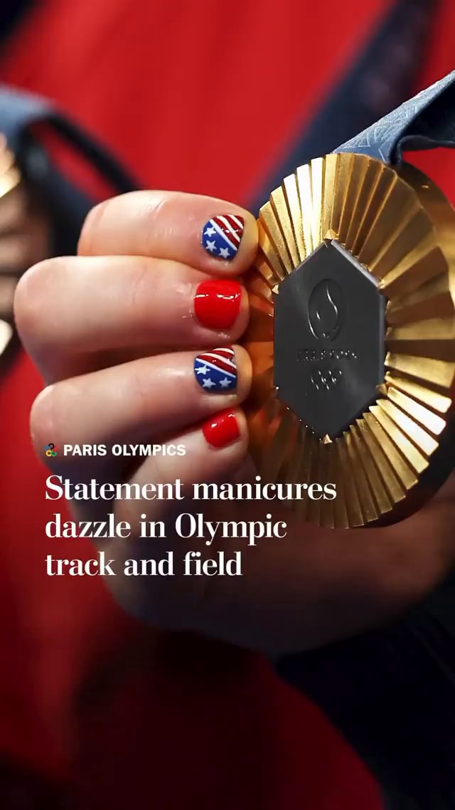 Track and field athletes have a long history of wearing manicured nails ...