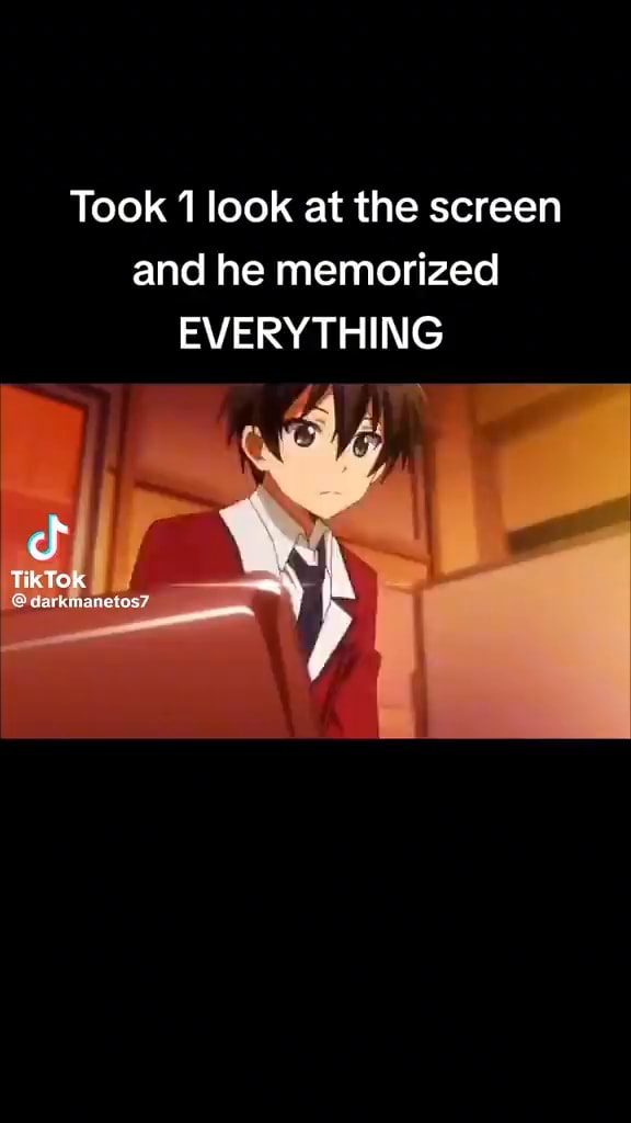 Took 1 look at the screen and he memorized EVERYTHING - iFunny