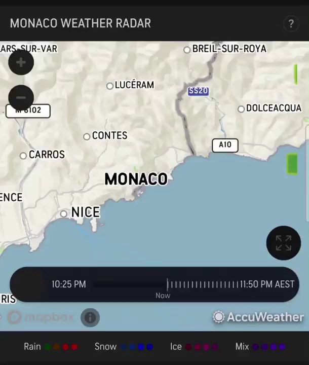 MONACO WEATHER RADAR LUCERAM DOLCEACQUA al CARROS NCE CONTES MONACO ...