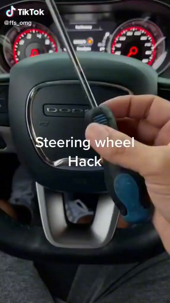Ch TikTok Gits oma Steering wheel Hack - iFunny