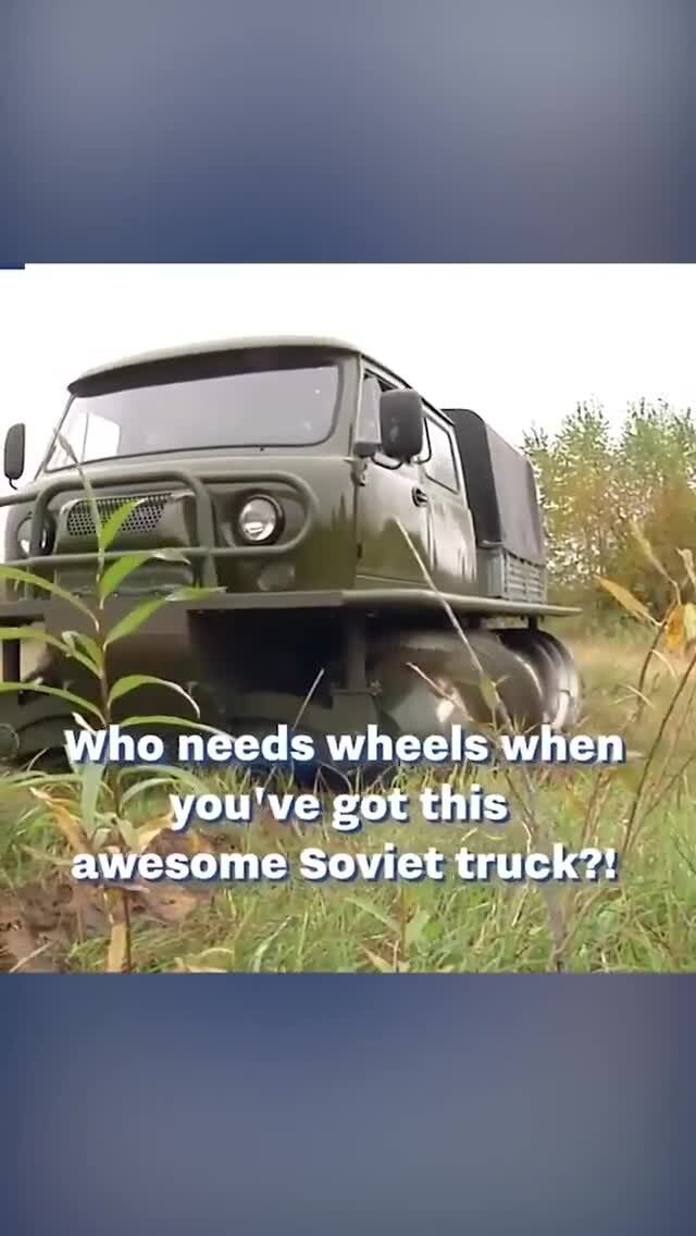 UNILAD Tech on Instagram: “This restored Soviet screw-propelled vehicle ...