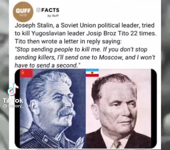 FACTS Joseph Stalin, a Soviet Union political leader, tried to kill ...