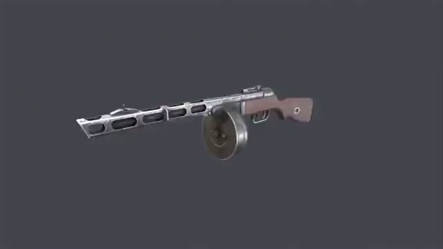 PPSH Game-ready model (24k poly) Set of 4k PBR textures - iFunny