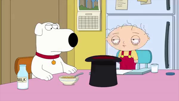 Stevie Vomiting into a hat #family_guy #stewie_griffin #vomit # ...