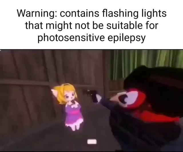 Warning: contains flashing lights that might not be suitable for ...