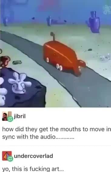 How did they get the mouths to move in sync with the audio ...