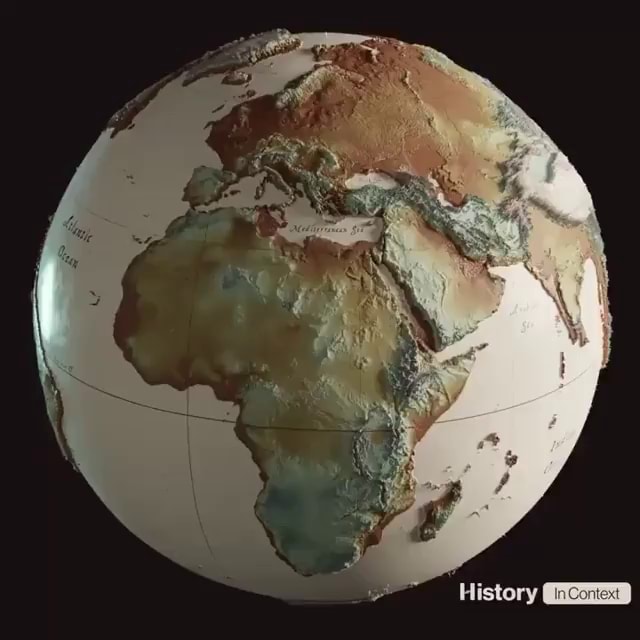 An animated map shows human migration through history with its starting ...
