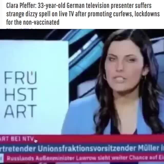 Clara Pfeffer: 33-year-old German television presenter suffers strange ...