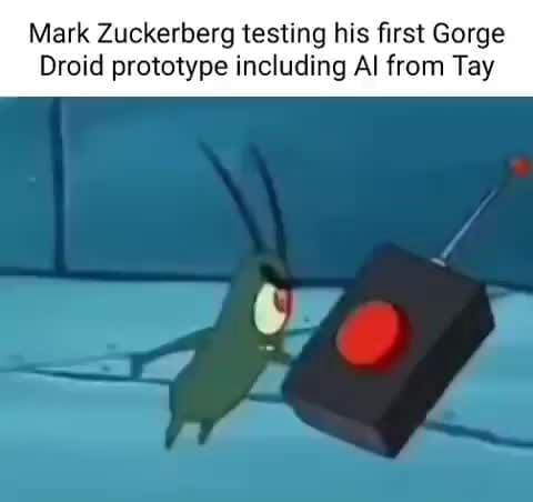 Mark Zuckerberg testing his first Gorge Droid prototype including Al ...