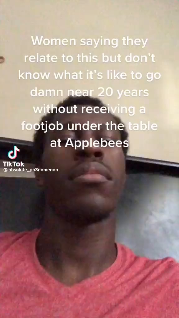 Women saying they relate to this but don't know what it's like to go ...