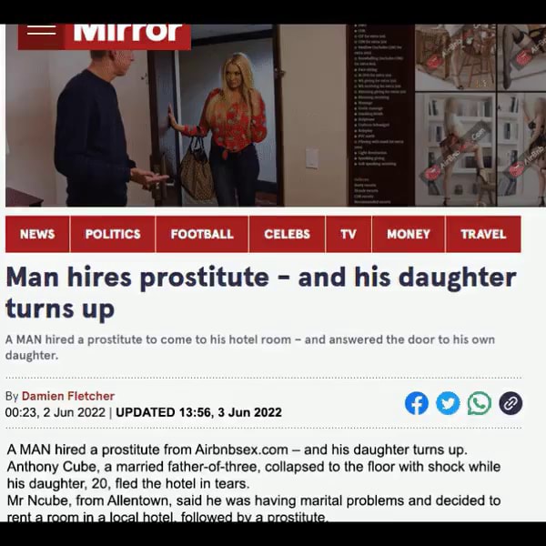 Man Hires Prostitute And His Daughter Turns Up Aman Hired A