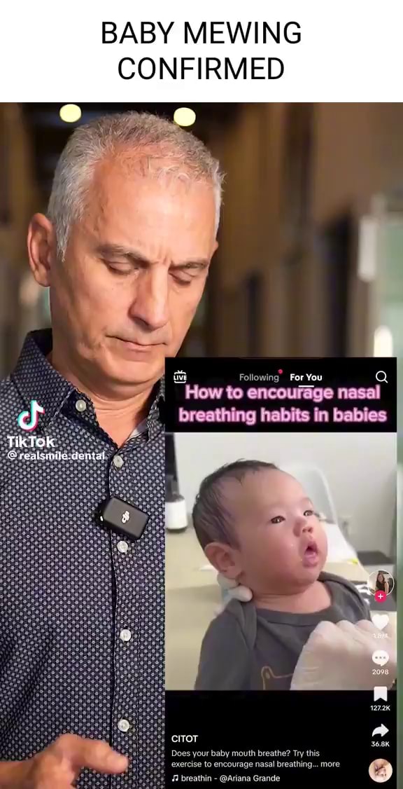 BABY MEWING CONFIRMED Following' For You 'How to encourage breathing ...