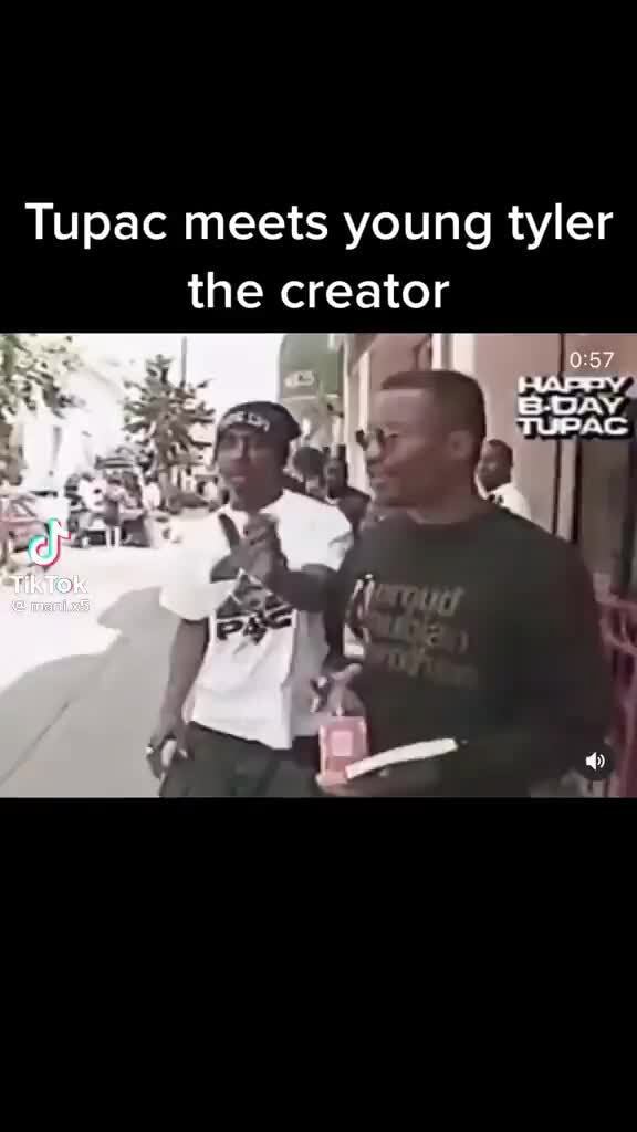 Tupac meets young tyler the creator - iFunny