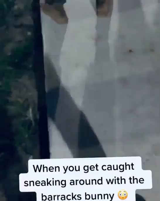 When You Get Caught Sneaking Around With The Barracks Bunny Ifunny