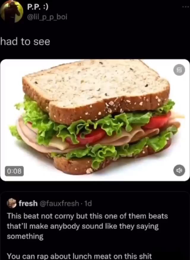 PP. @il pp bo had to see fresh This beat not corny but this one of them ...