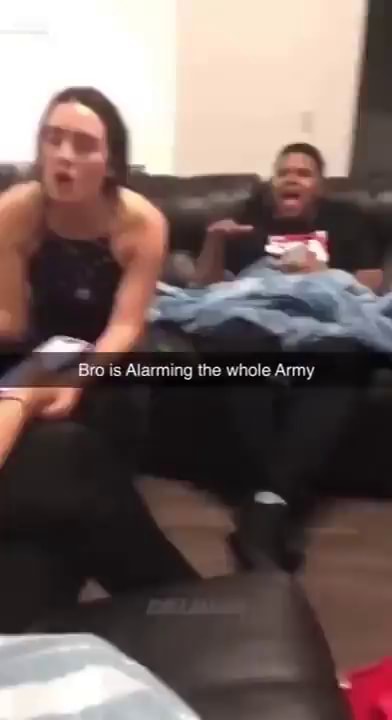 Bro is Alarming the whole Army - iFunny