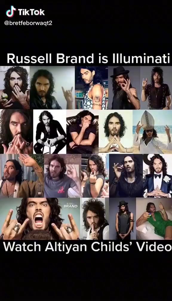 TikTok @bretfeborwaqt2 Russell Brand is Illuminati Watch Altiyan Childs ...