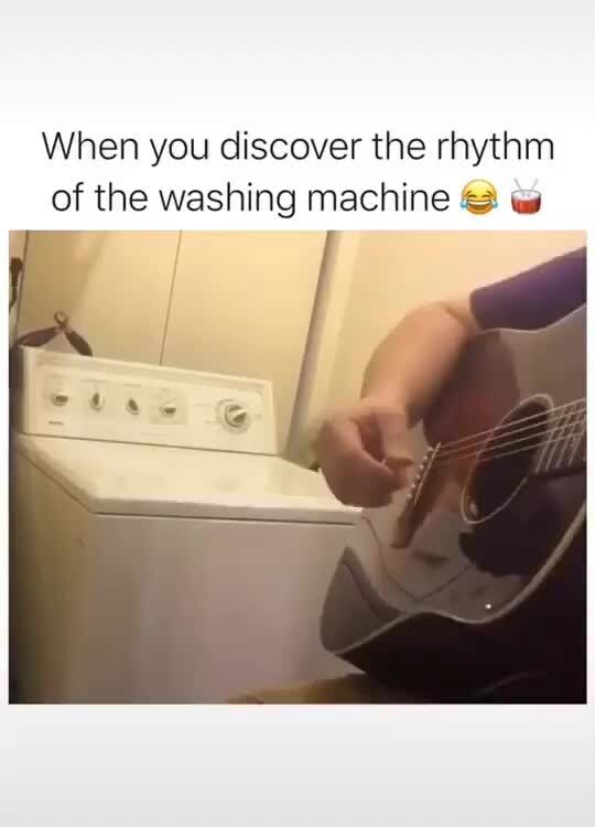 When you discover the rhythm of the washing machine ws - iFunny
