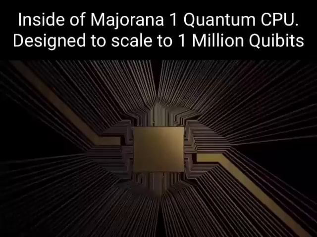 Inside of Majorana 1 Quantum CPU. Designed to scale to 1 Million ...