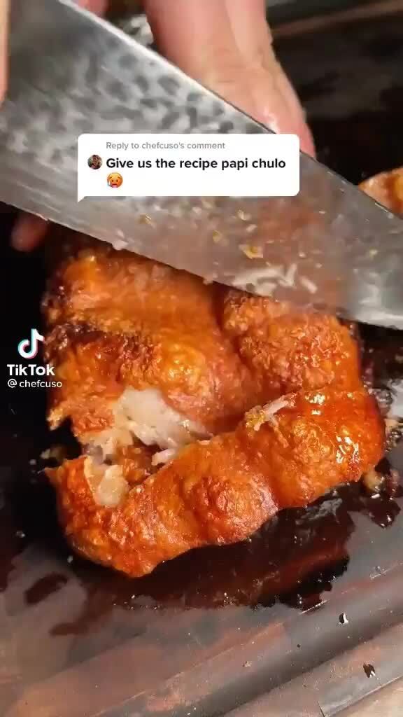 Give us the recipe papi chulo - iFunny