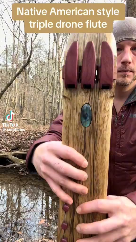Native American style II triple drone flute - iFunny