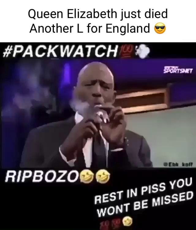 Queen Elizabeth just died Another L for England @ #PACKWATCH Wade pst ...