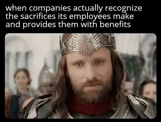 When companies actually recognize the sacrifices its employees make and ...