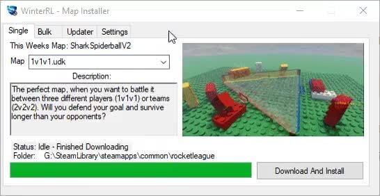 WinterRL - Map installer Single Buk Updater Settings This Weeks Map: Shark SSpiderballV2 Map ...