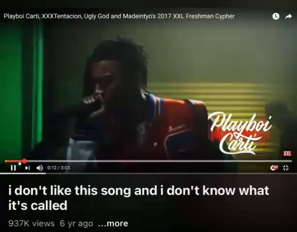 Playboi Carti Xxxtentacion Ugly God And Madeintyos 2017 Xxl Dont