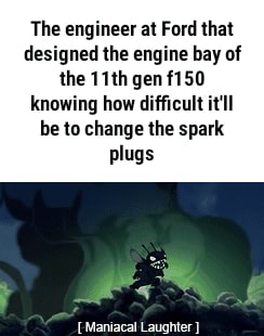 The engineer at Fold (hal designed (he Engine bay of (he11th gen f150 ...