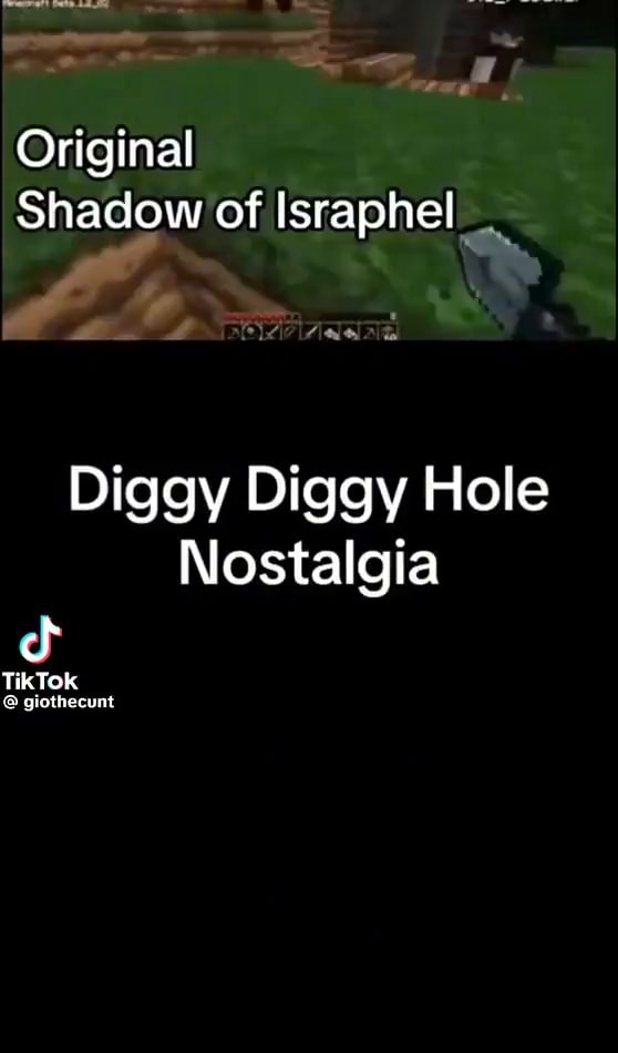 Ak a Original Shadow of Israphel Diggy Diggy Hole Nostalgia TikTok ...