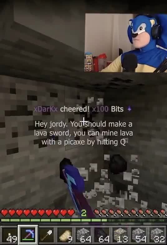 Cheered Bits Hey jordy. Youlshould make a lava sword, you picaxe by ...