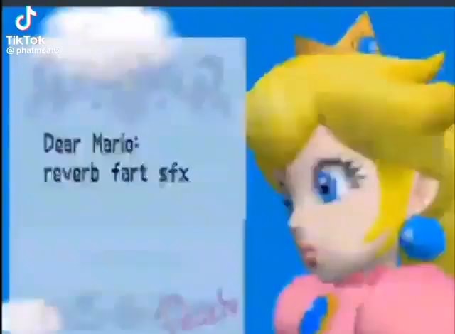 Dear Mario: reverb fart sfx - iFunny