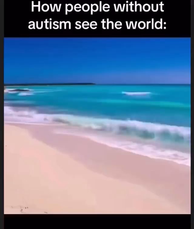 How people without autism see the world: - iFunny