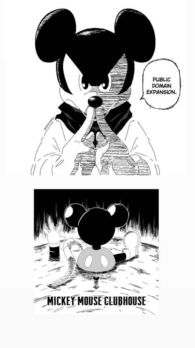 PUBLIC DOMAIN EXPANSION. MICKEY MOUSE CLUBHOUSE - iFunny