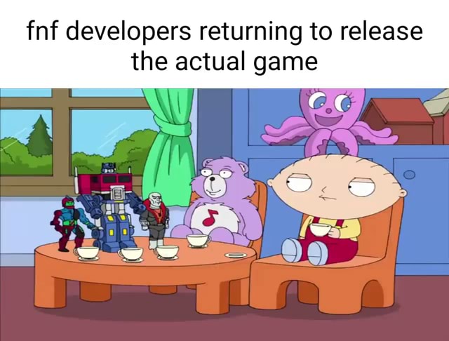 Fnf developers returning to release the actual game - iFunny