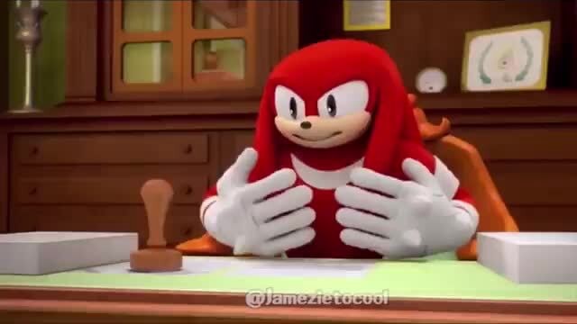 Knuckles approves your meme. - iFunny