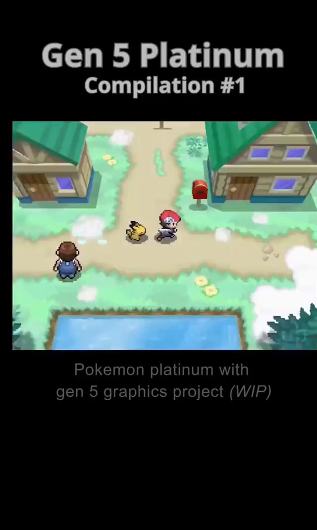 Gen 5 Platinum Compilation #1 wi Pokemon platinum with gen 5 graphics ...